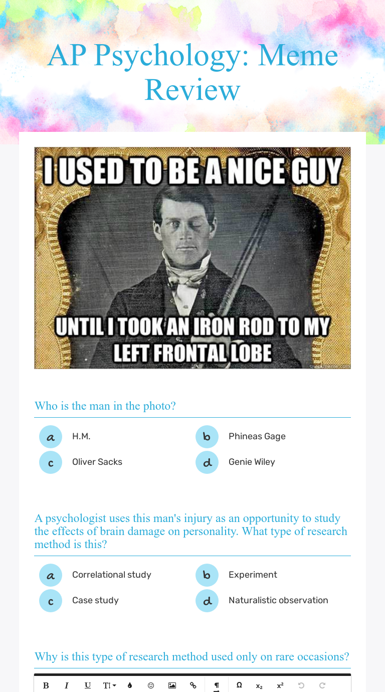 Ap Psychology Memes
