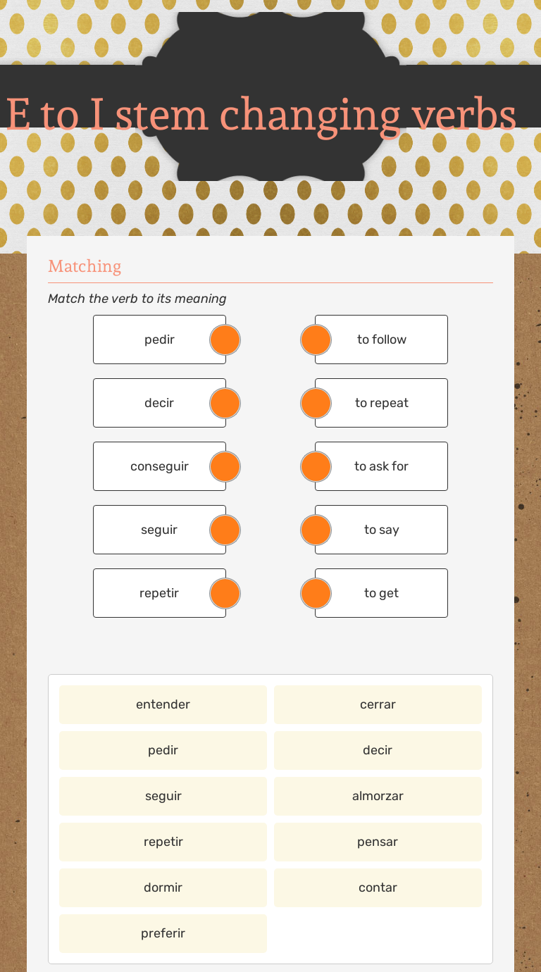 Onenote Notes E To Ie Stem Changing Verbs Sra Santiago