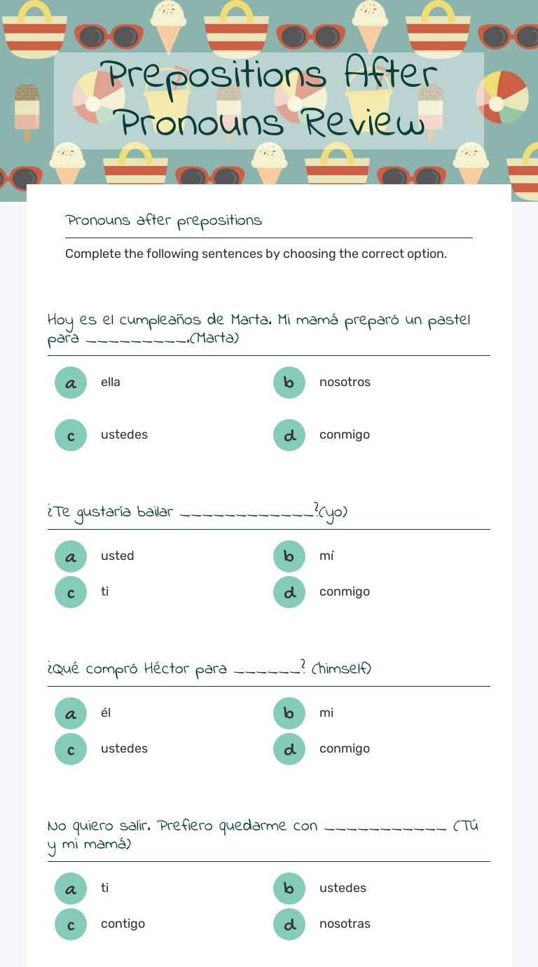 Prepositions After Reflect | Prepositions – DTQFP