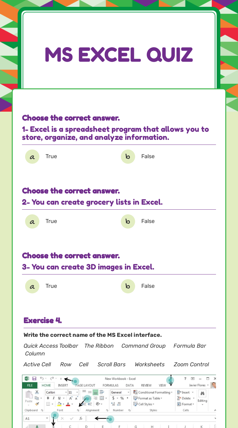 Ms Excel Quiz Ll Ms Excel Quiz Questions With Answers - vrogue.co Ms Excel Quiz Ll Ms Excel Quiz Questions With Answers - vrogue.co