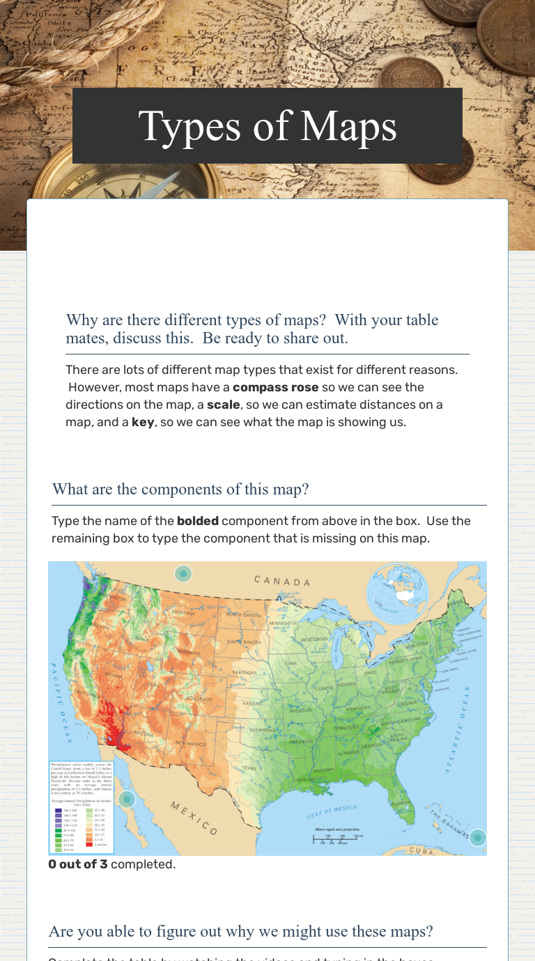 Types Of Maps Worksheet – E-streetlight.com Types Of Maps Worksheet – E-streetlight.com