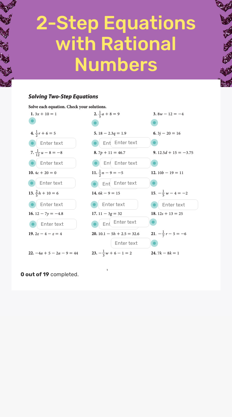 Mastering Equations with Rational Numbers: A Comprehensive Worksheet Mastering Equations with Rational Numbers: A Comprehensive Worksheet