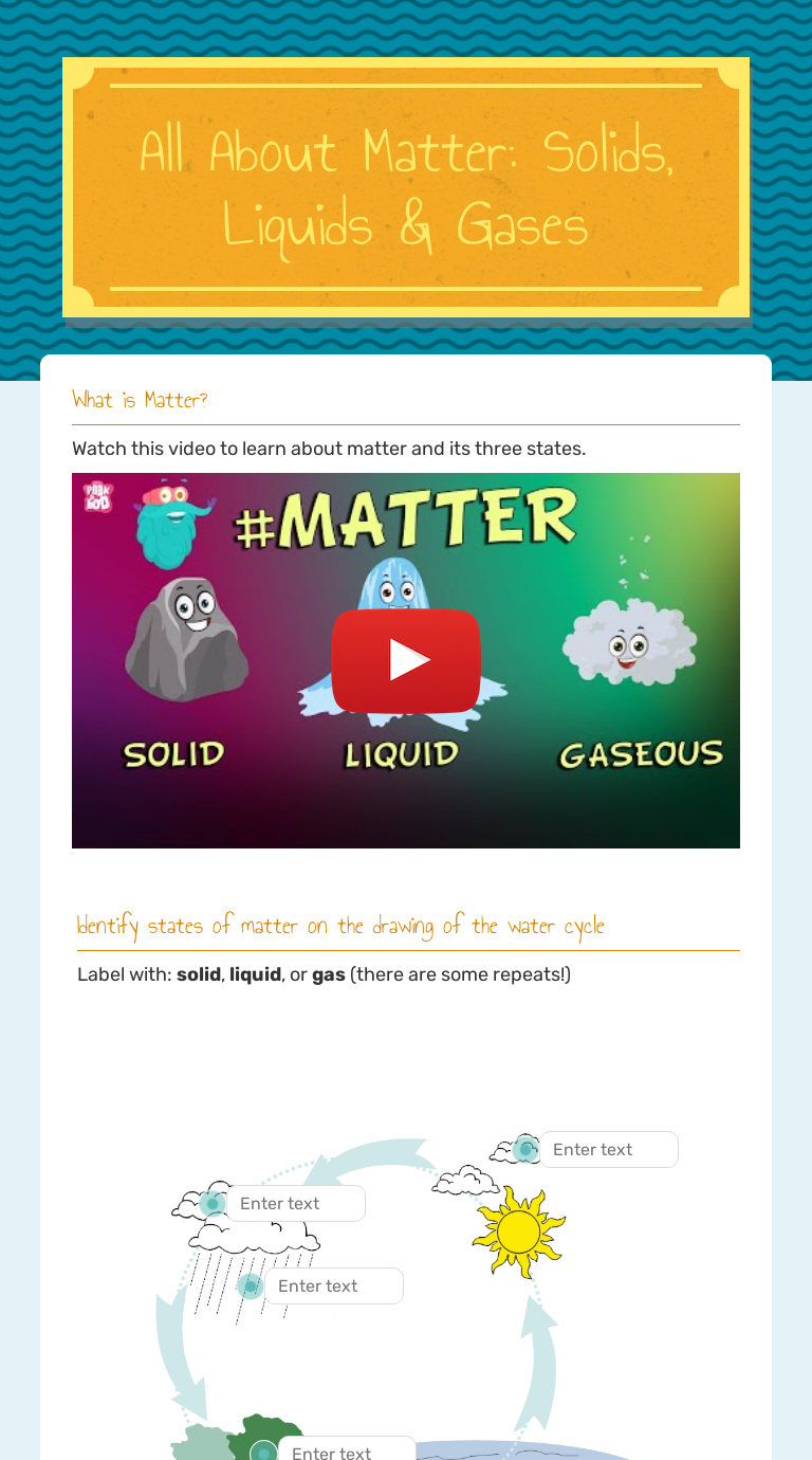 All About Matter: Solids, Liquids & Gases by Megan Coleman ...