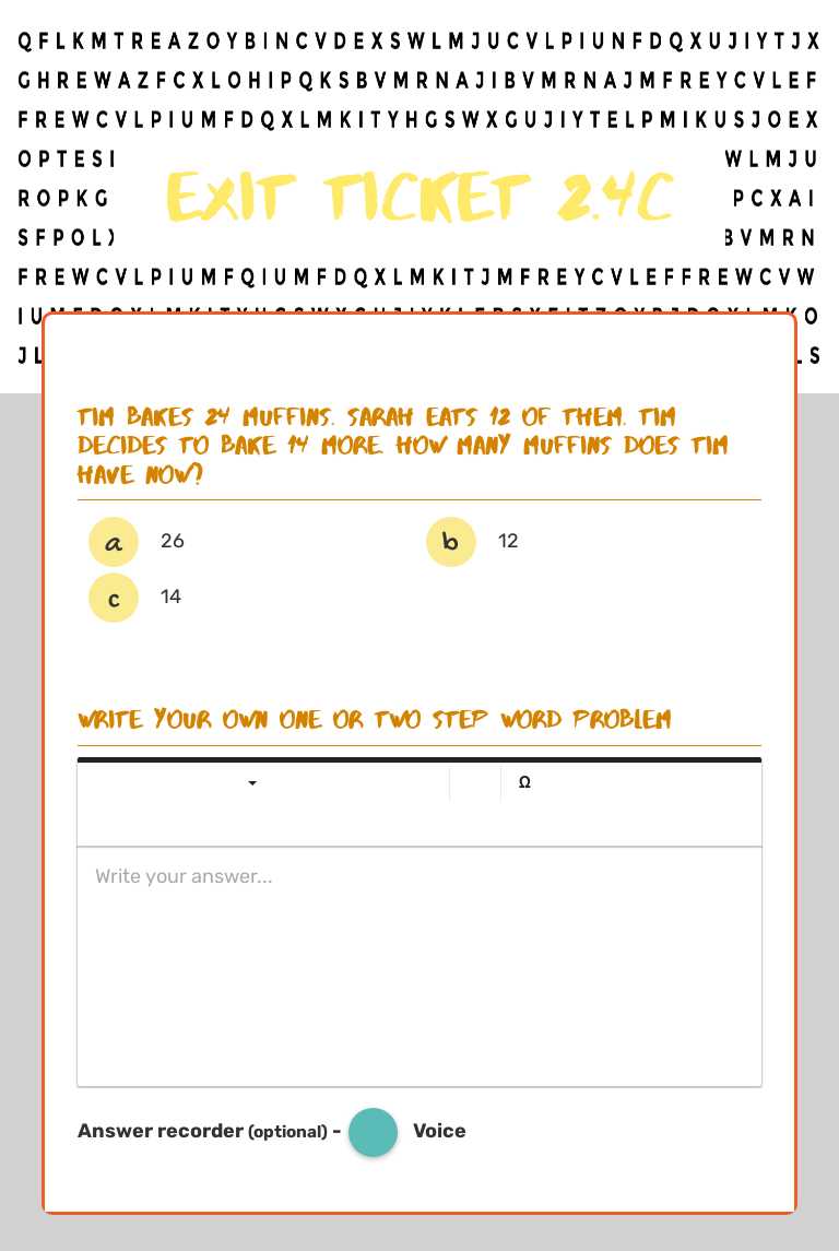 Solve and create 2nd grade math word problems! | Exit ticket 2.4C by ...