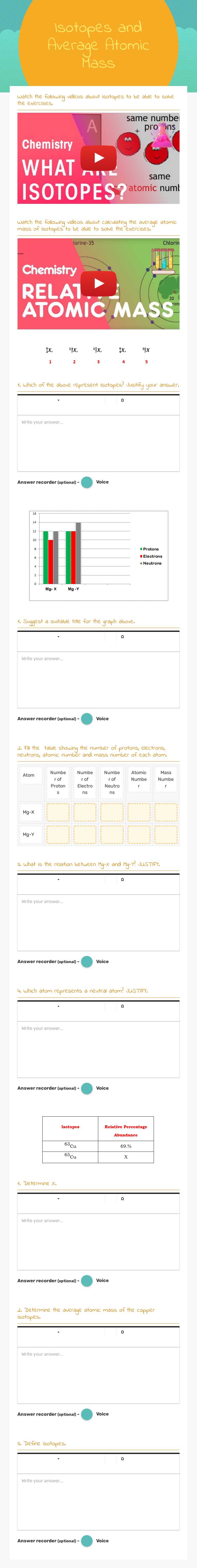 Master isotopes and average atomic mass! Practice identifying isotopes ...