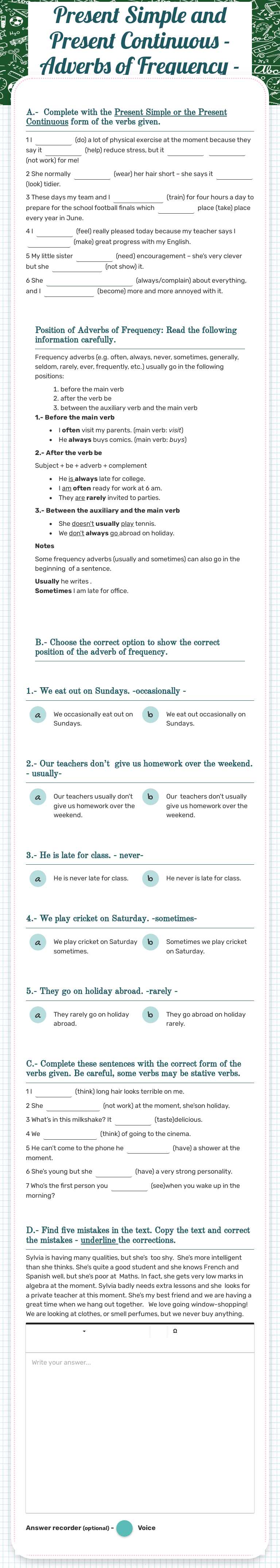 Master verb tenses and adverb rules with our engaging English grammar ...