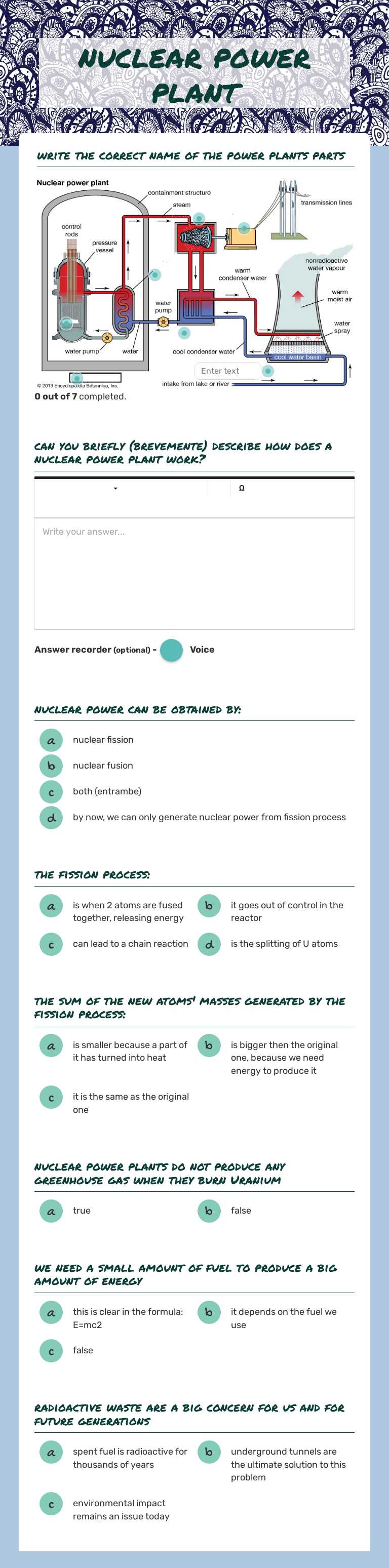 Learn about nuclear power plants: fission, key parts, and environmental ...