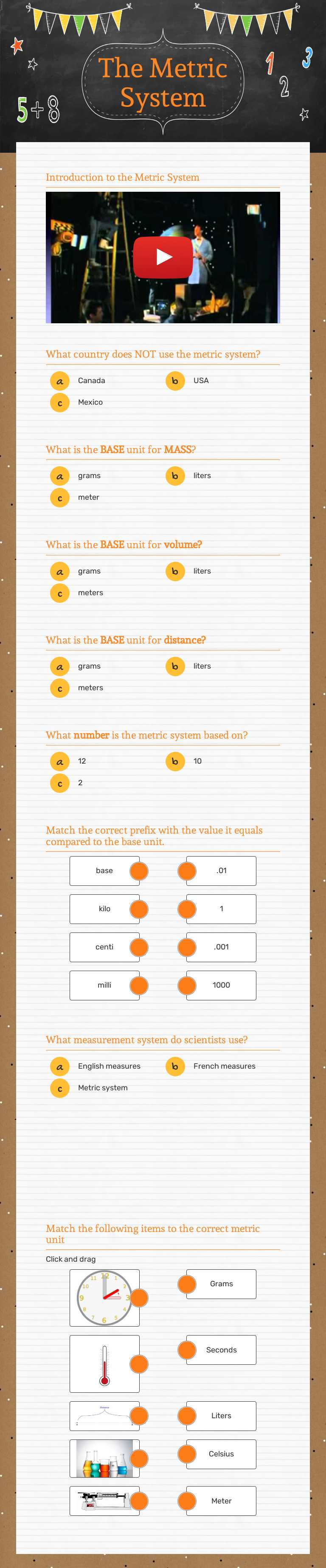 Master the metric system: understand base units, prefixes, and common ...