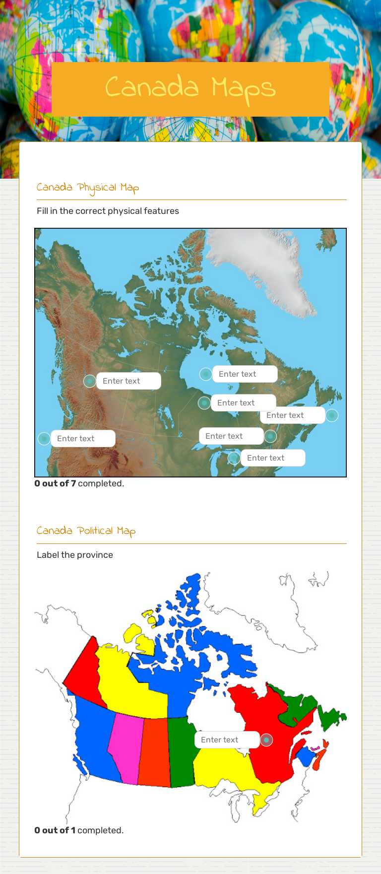 Master Canada's geography! Label physical features and identify ...