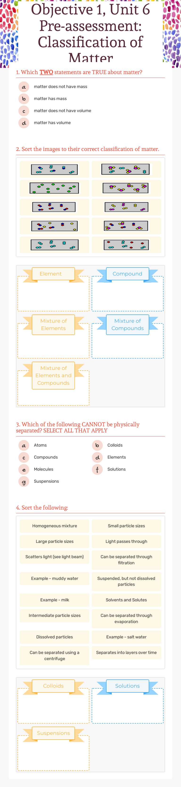 Master the classification of matter with this engaging science ...