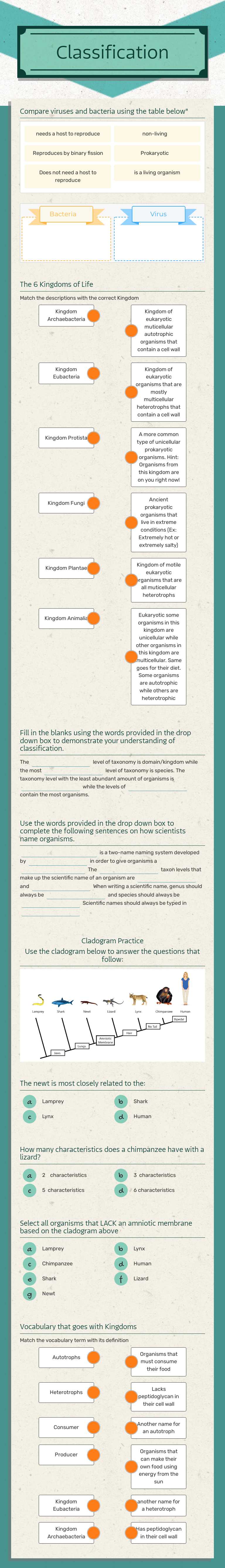Master biological classification! Explore kingdoms, taxonomy, and ...