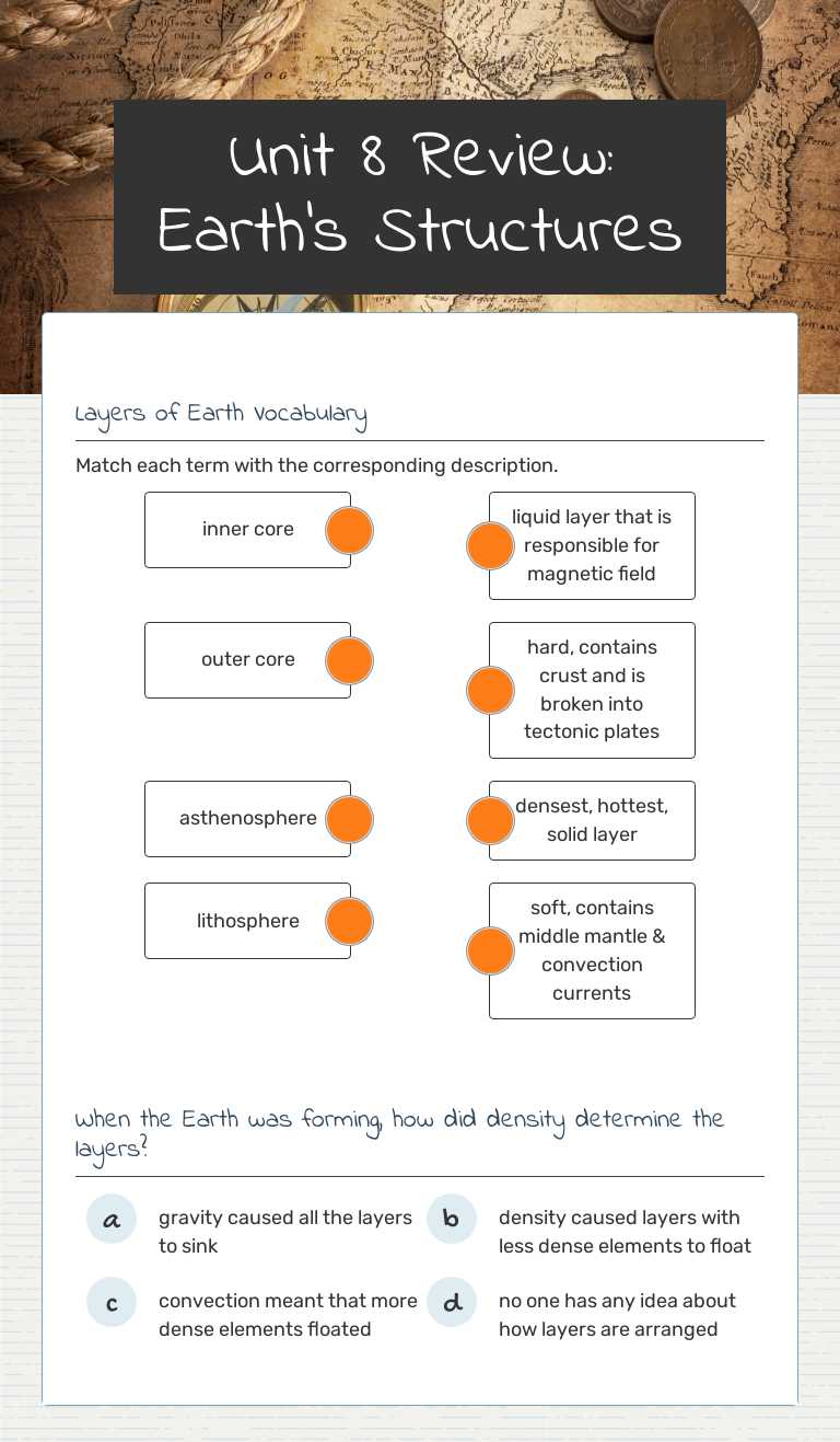 Master Earth's structures! This worksheet covers everything from Earth ...