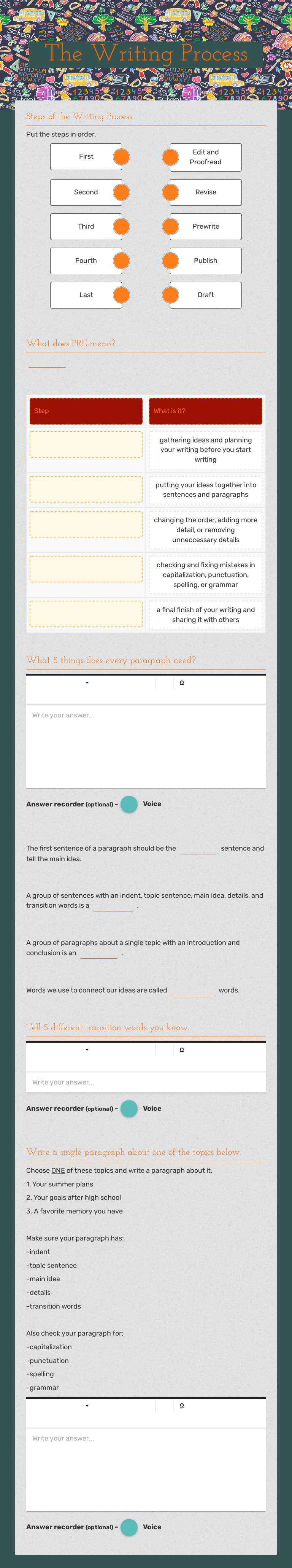 Learn the 5 essential steps of the writing process with our clear guide ...