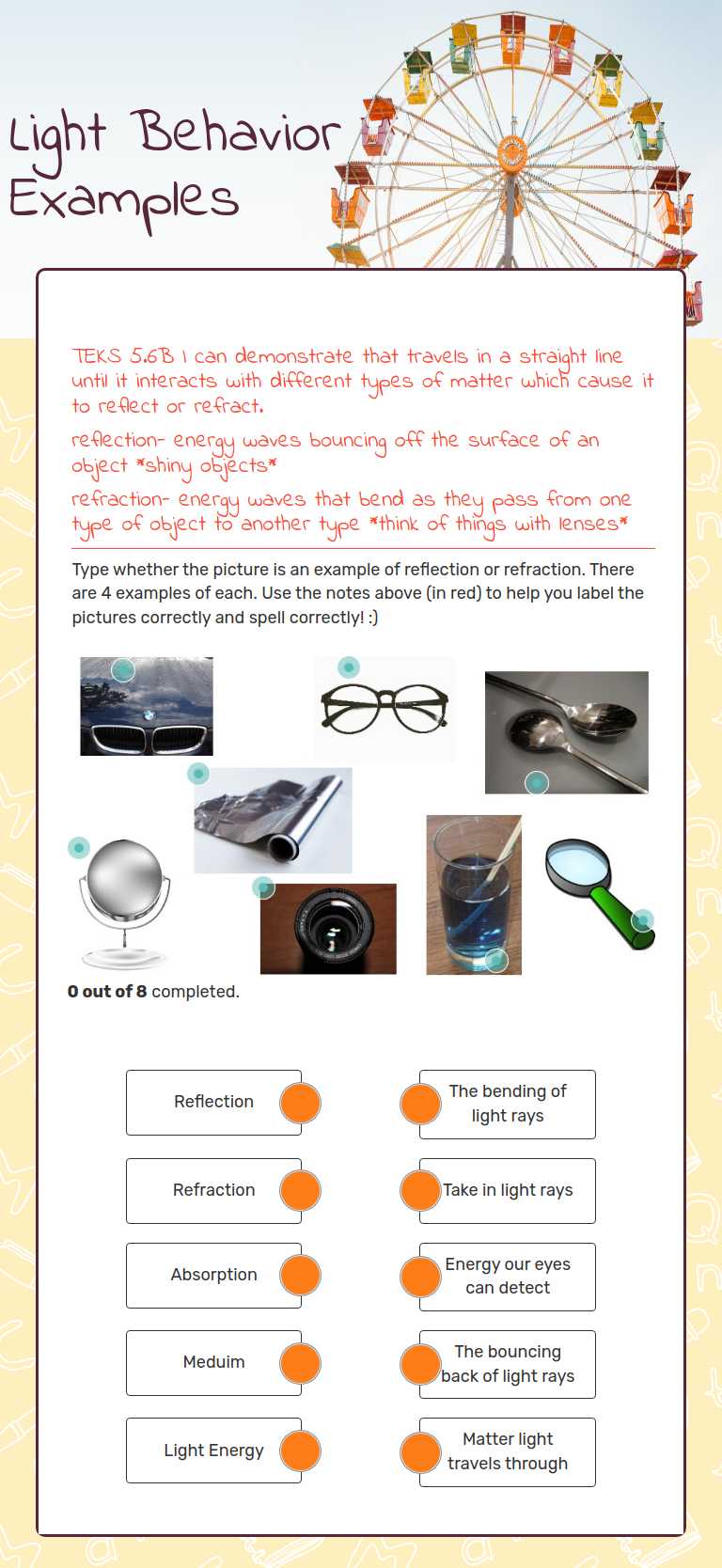 See light in action! Learn reflection and refraction with fun examples ...