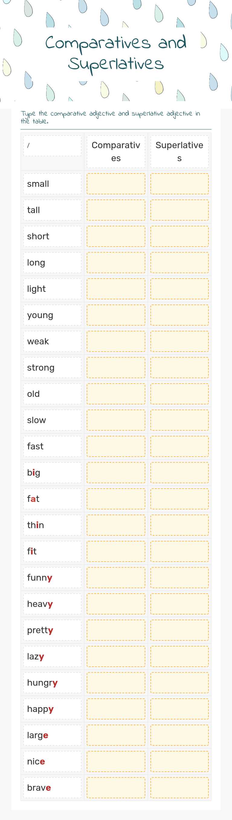 Comparatives and Superlatives by Eliezer Emmanuel Gamez Sanchez ...