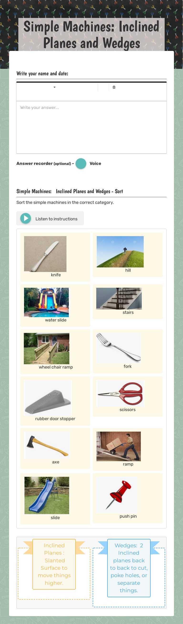 Simple Machines: Inclined Planes and Wedges by Laurissa Kennedy ...