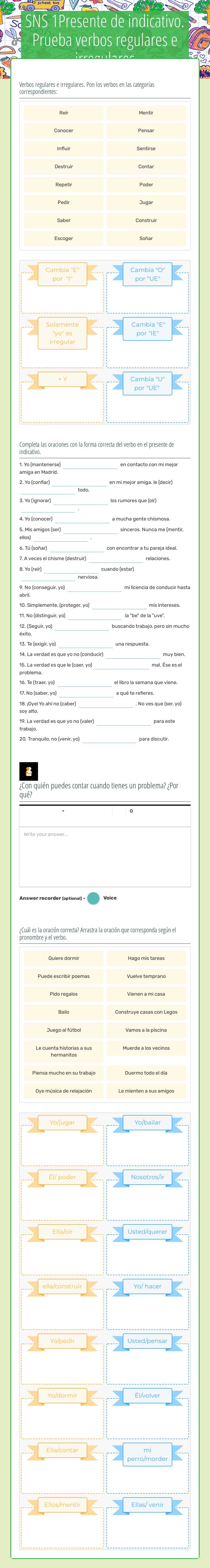 Master Spanish verb conjugations with engaging activities that ...