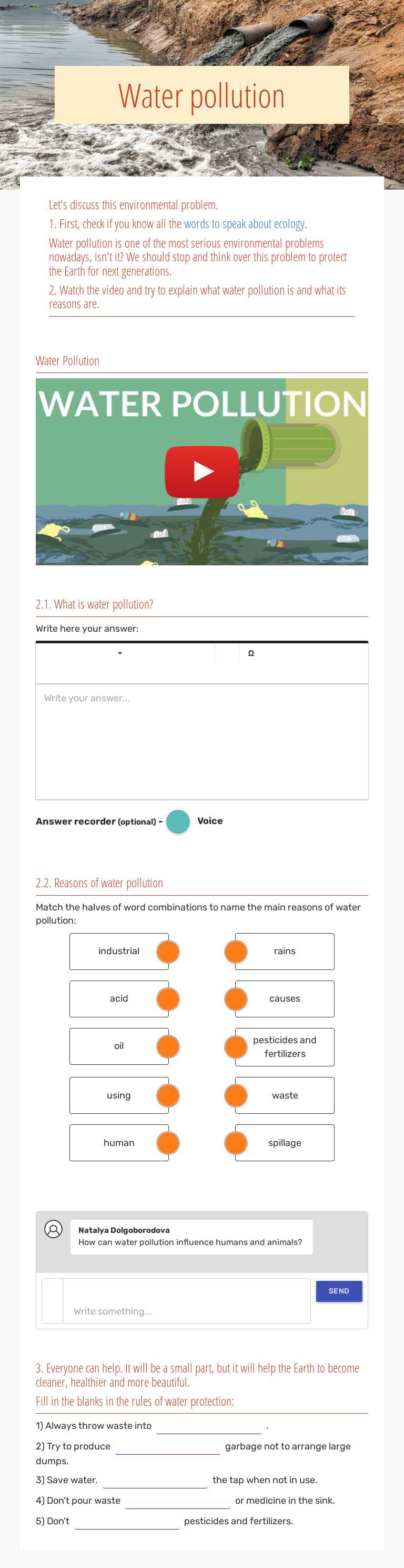 Dive into the world of water pollution and discover how you can become ...