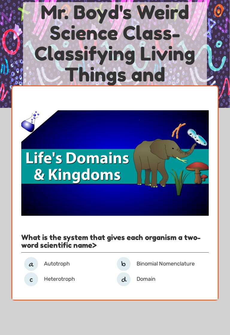 Master classifying living things! Review ecosystems, domains, kingdoms ...
