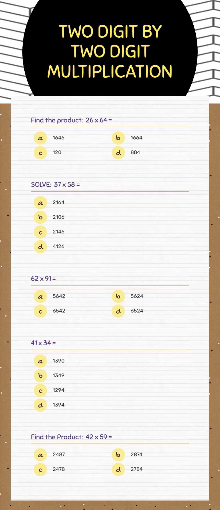 TWO DIGIT BY TWO DIGIT MULTIPLICATION by Melissa Portillo | Interactive ...