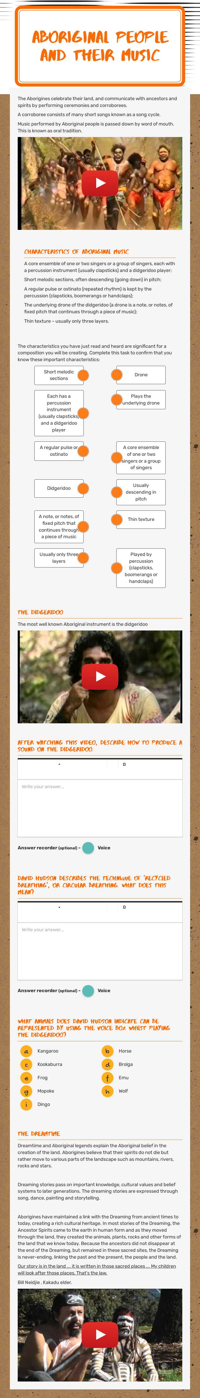 Learn about Aboriginal music's unique sounds, instruments like the ...