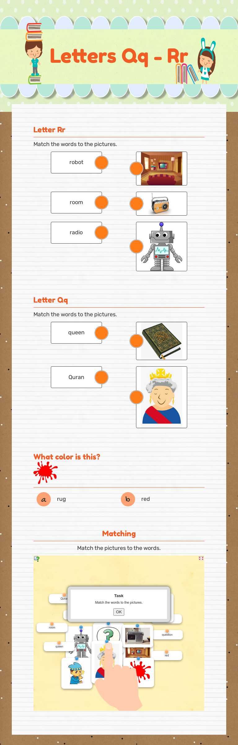 Letters Qq - Rr by Amel Dabbah ע"ש עבד אלעזיז אמון דייר אל-אסד 218172 ...