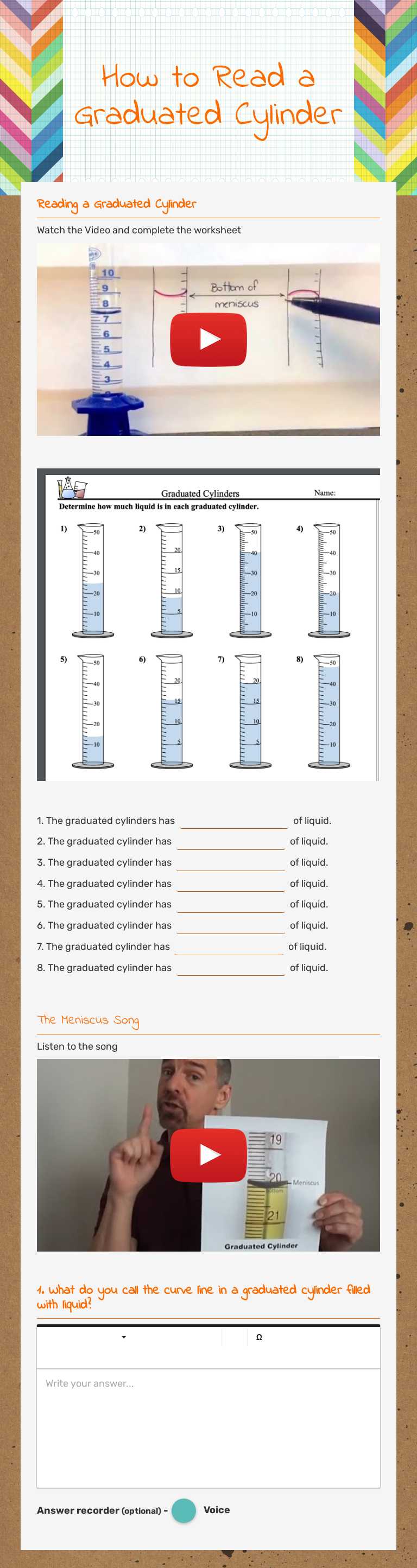 Master reading graduated cylinders for precise liquid measurements ...