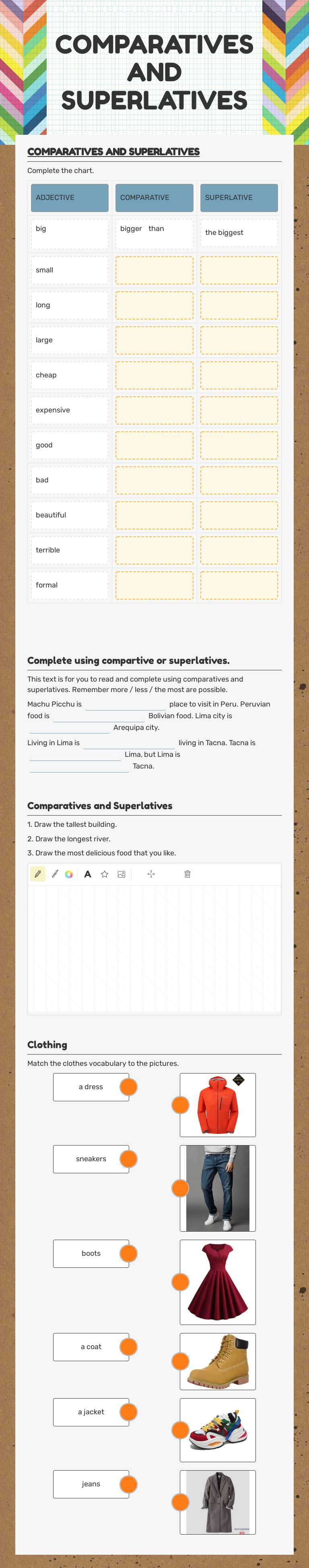 Master comparative and superlative adjectives with our grammar ...