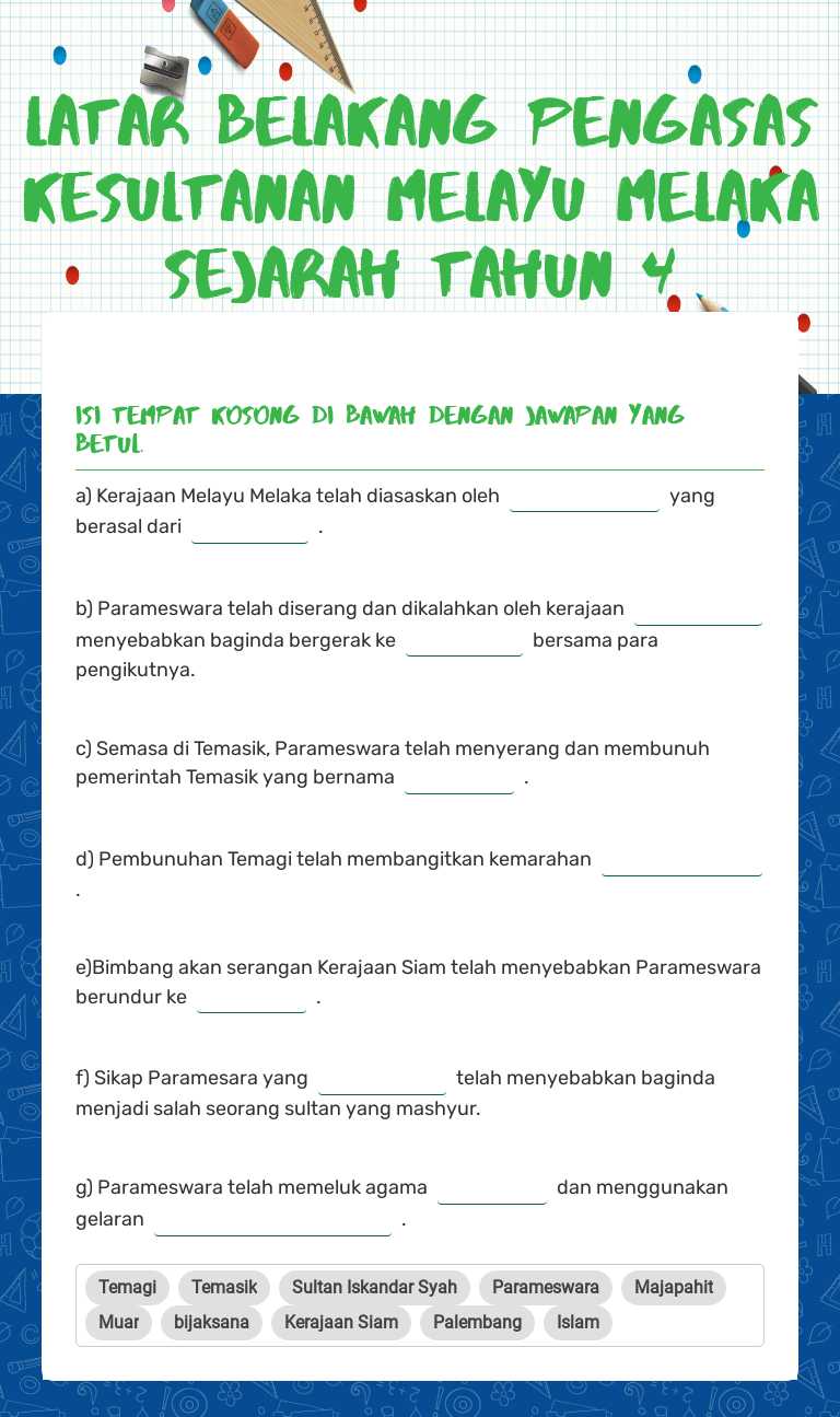 Discover Parameswara's journey founding the Melaka Sultanate! | Latar ...