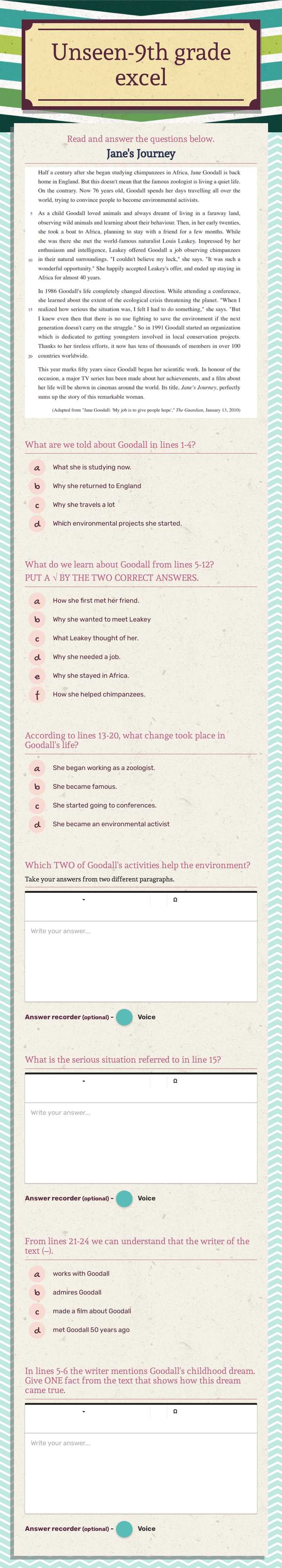 Explore Jane Goodall's inspiring journey and environmental impact with ...