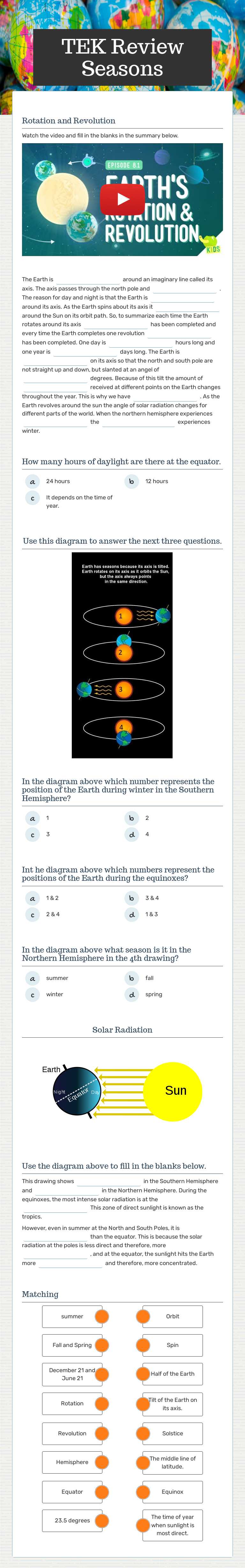 Discover why Earth has seasons! Learn about rotation, revolution, and ...