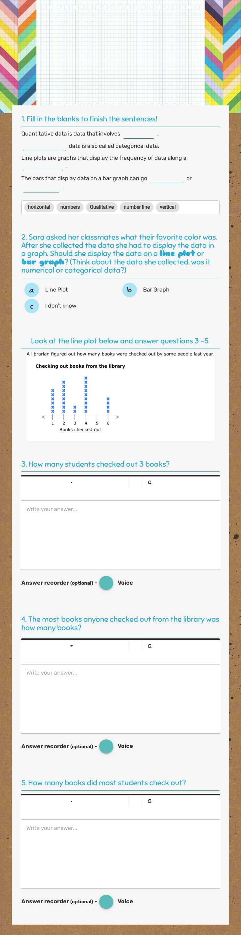 Graphing by Samantha Jones | Interactive Worksheet | Wizer.me