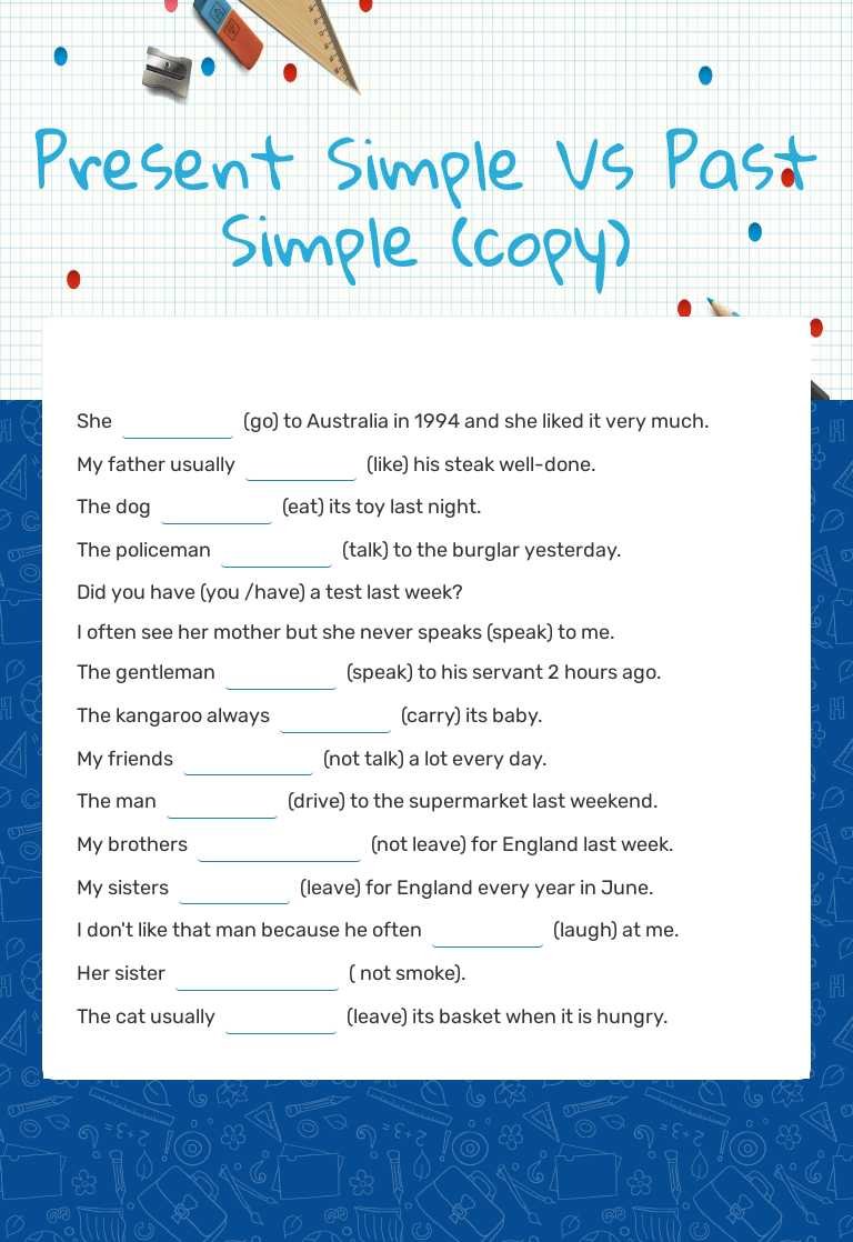 Present Simple Vs Past Simple (copy) by Valeriia Shiriaeva ...
