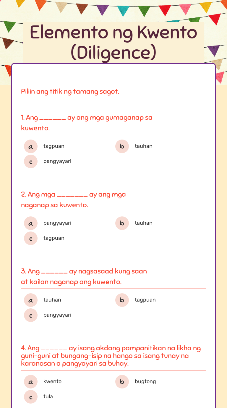 Kwento Tauhan Tagpuan Pangyayari Worksheet Grade 1 Kwento Tauhan Tagpuan Pangyayari Worksheet Grade 1