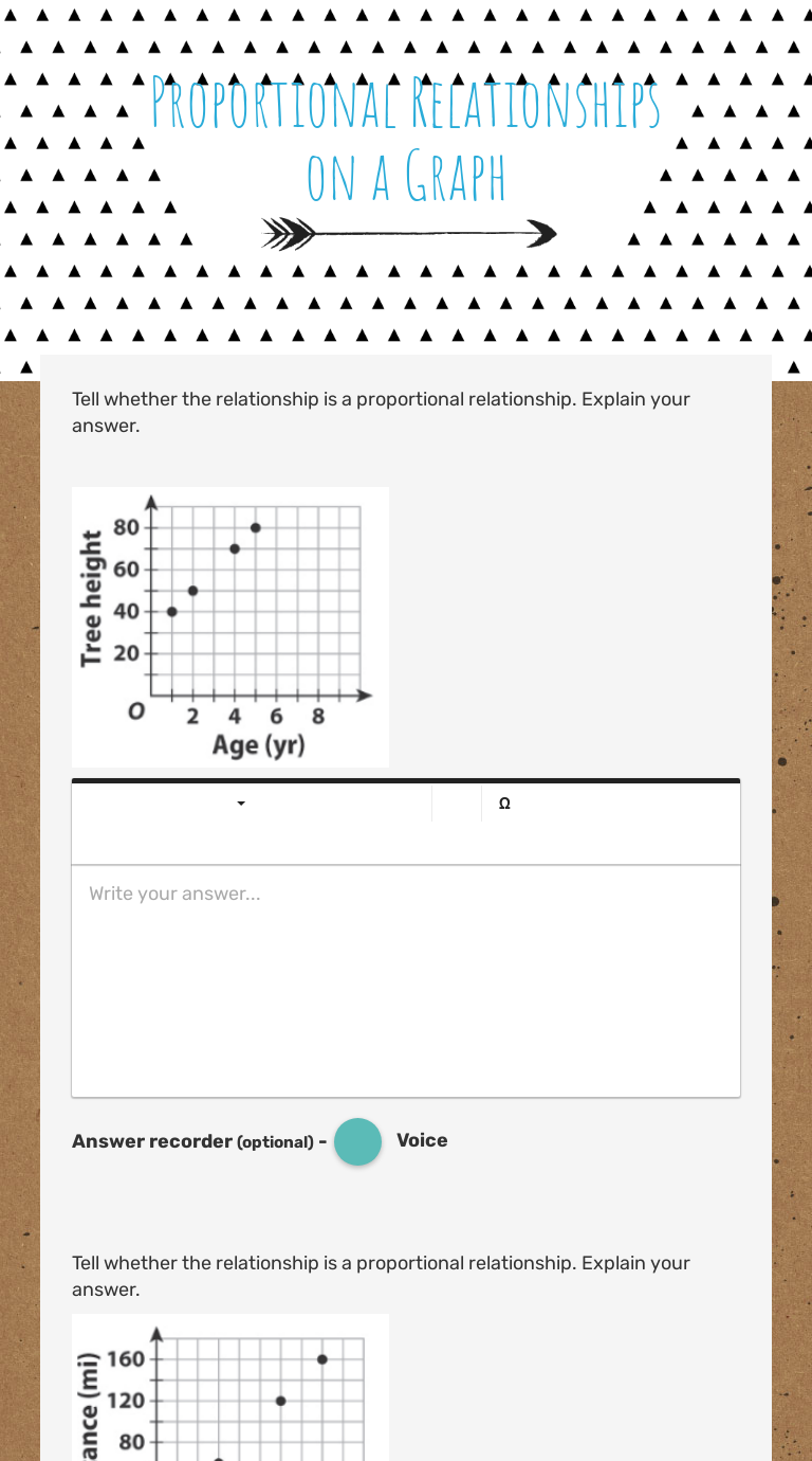 Proportional Relationships on a Graph by McKenzi Pollacci | Interactive ...