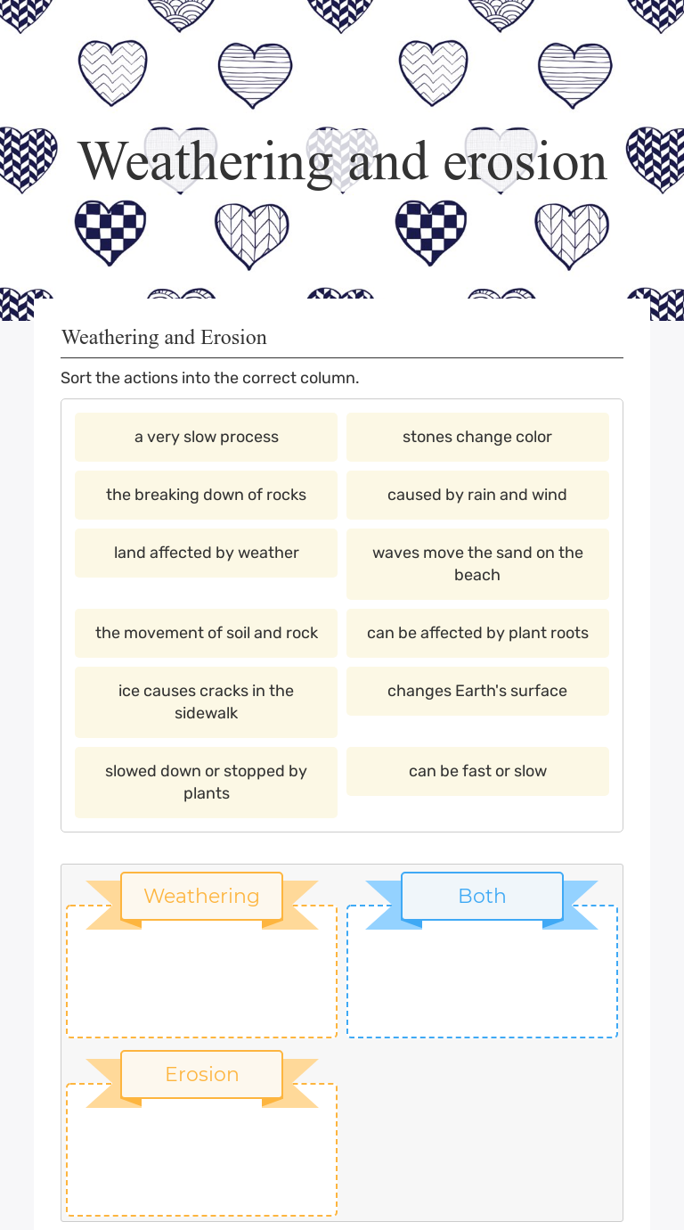 Erosion Worksheet 2nd Grade Grade 2 Earth And Water Worksheets | K5