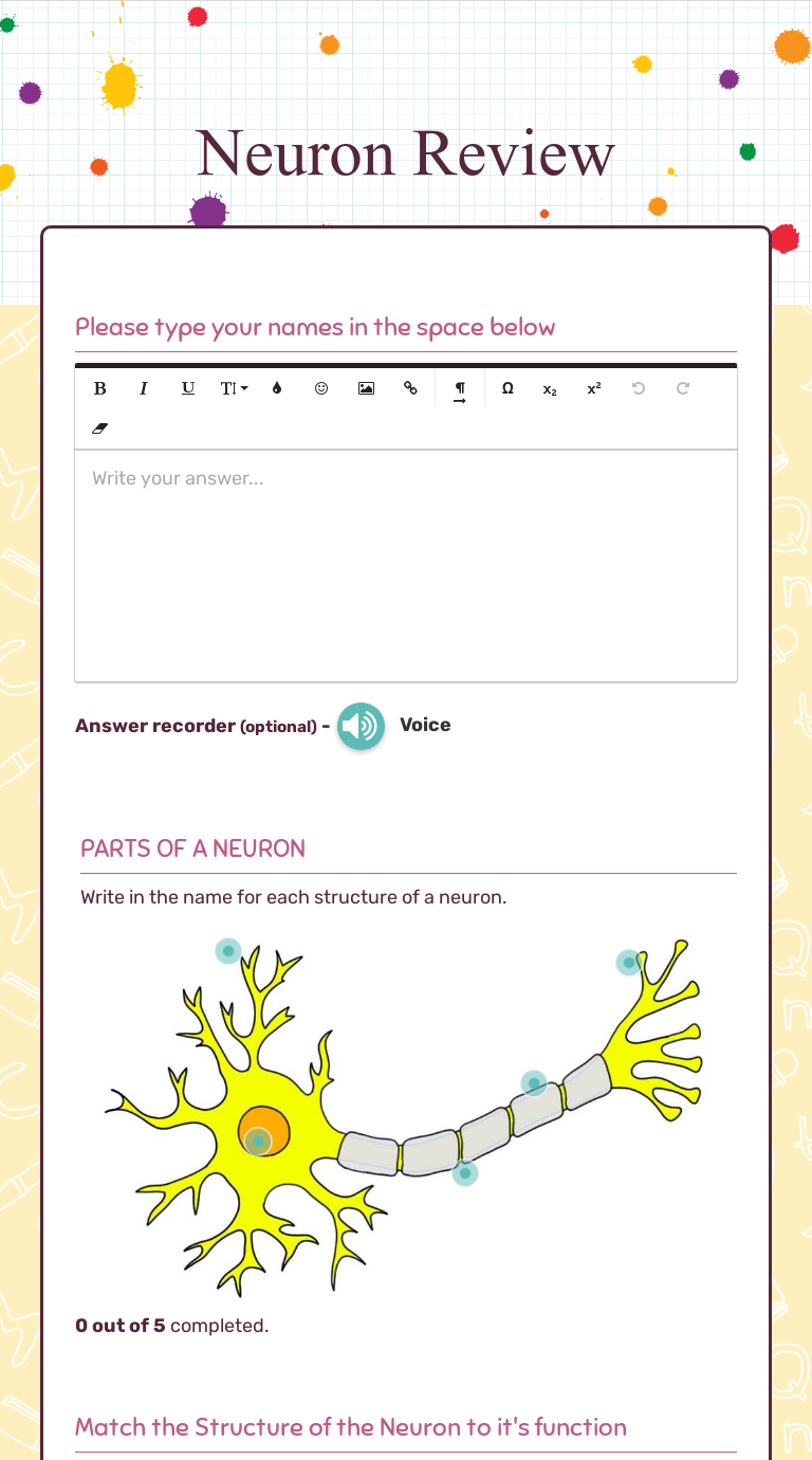 neuron-review-interactive-worksheet-by-christine-gamache-wizer-me